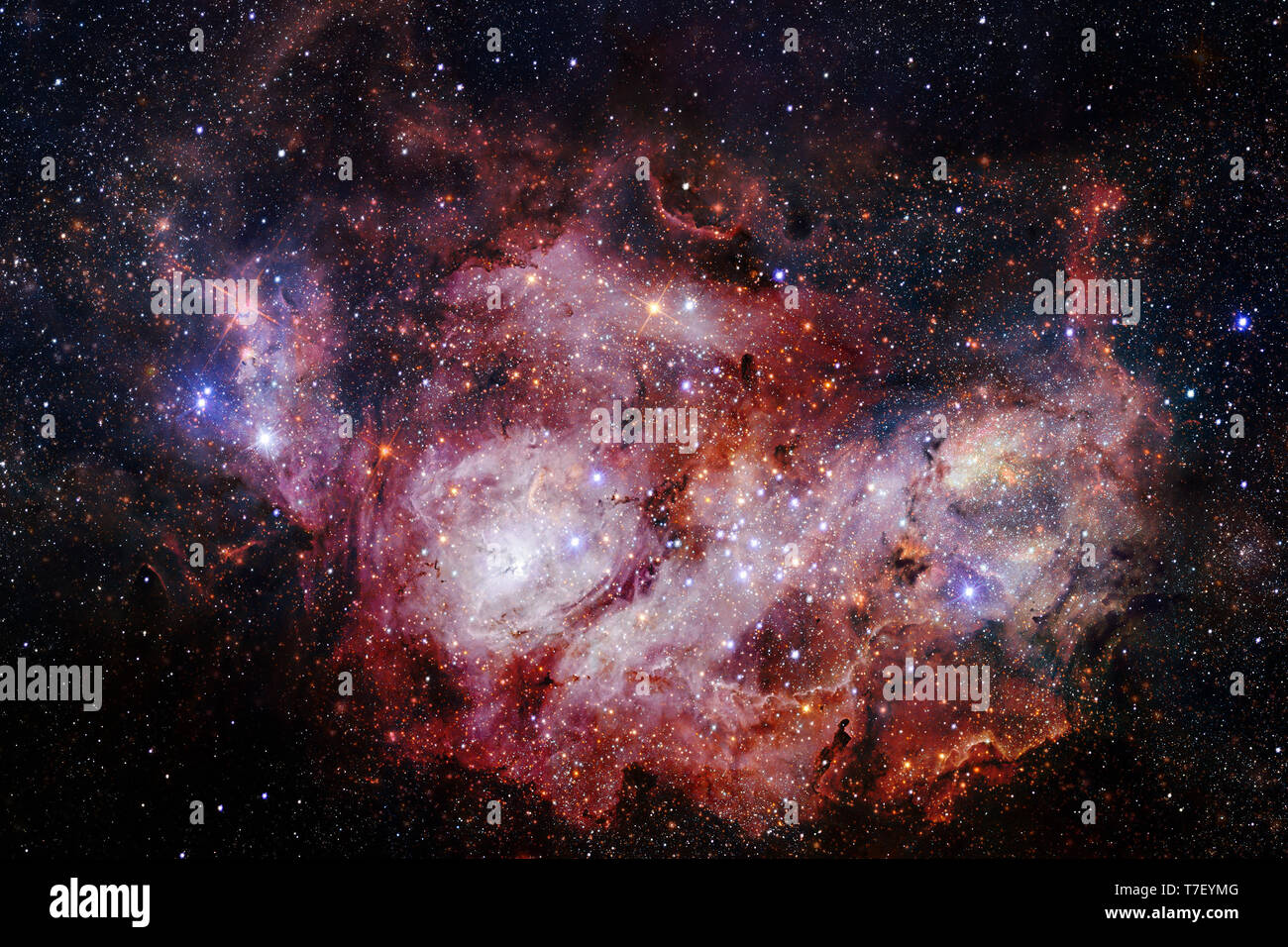 Beautiful space background. Cosmoc art. Elements of this image ...