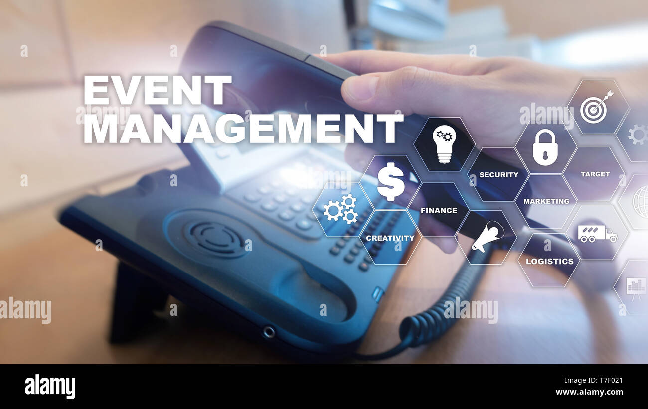 Event management Concept. Event management flowchart. Event management ...