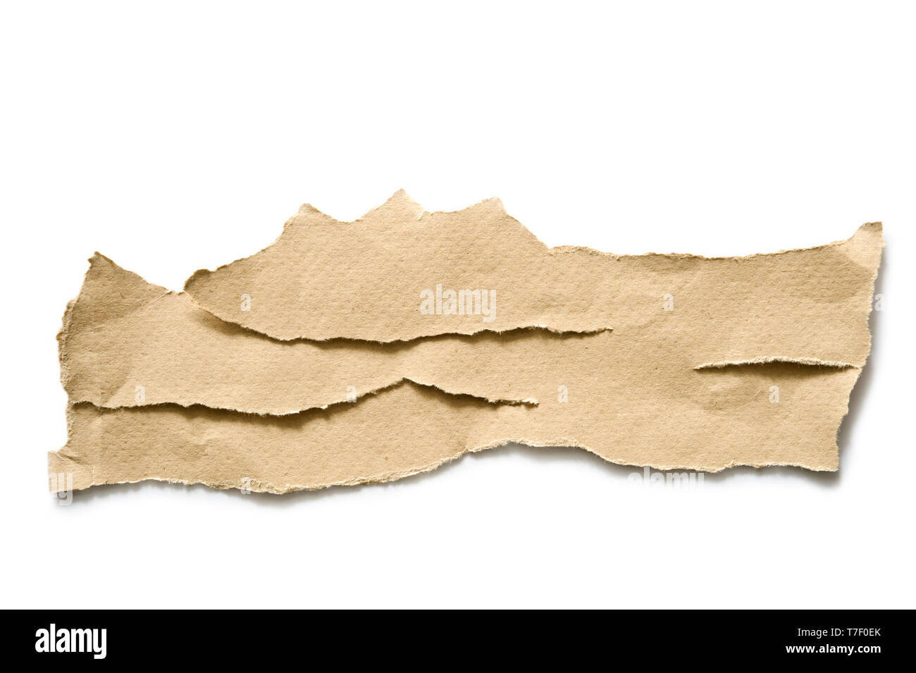 White sheet paper brown Cut Out Stock Images & Pictures - Alamy