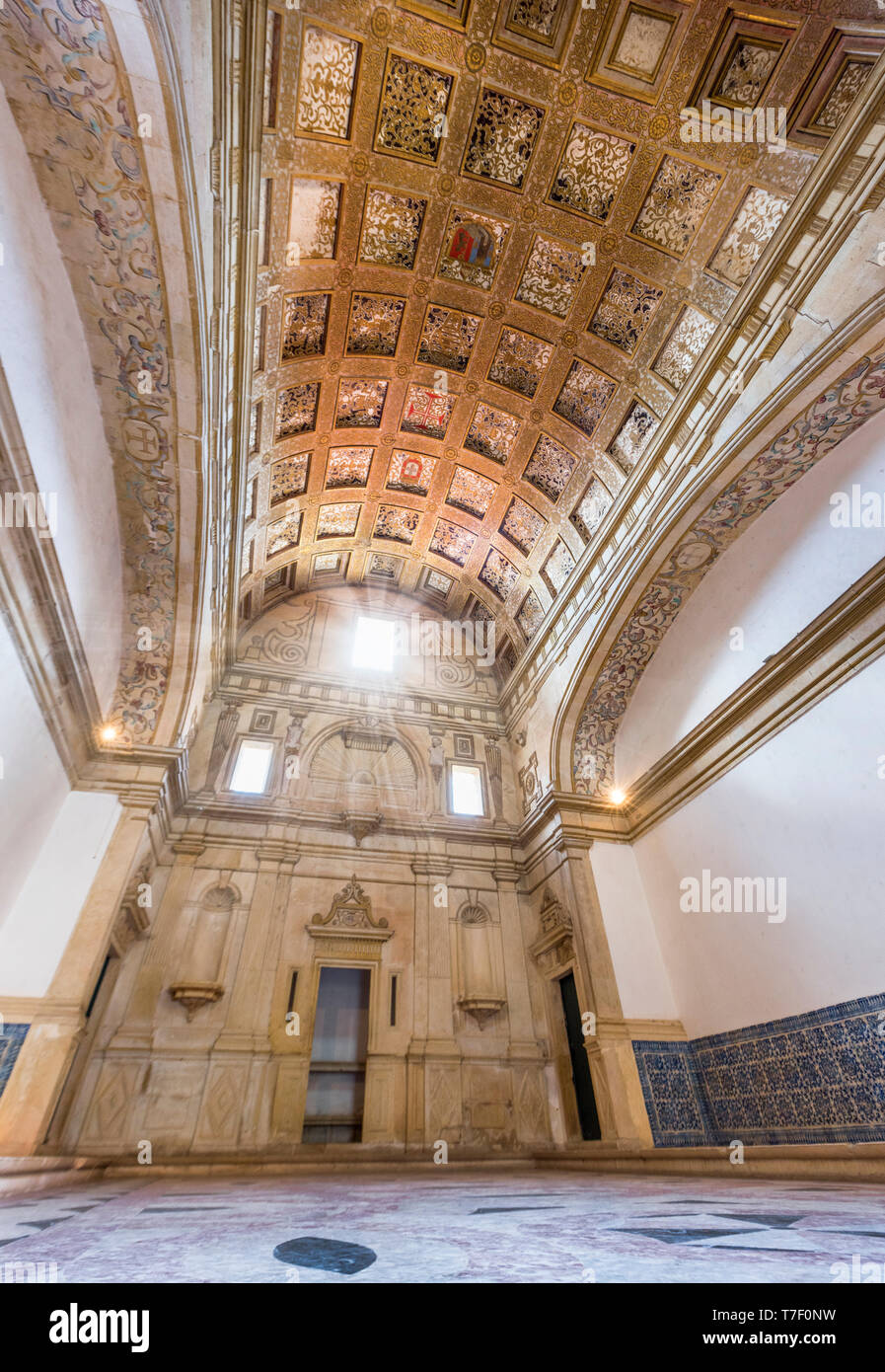 Visiting Convent of Christ in Tomar, Portugal Stock Photo - Alamy