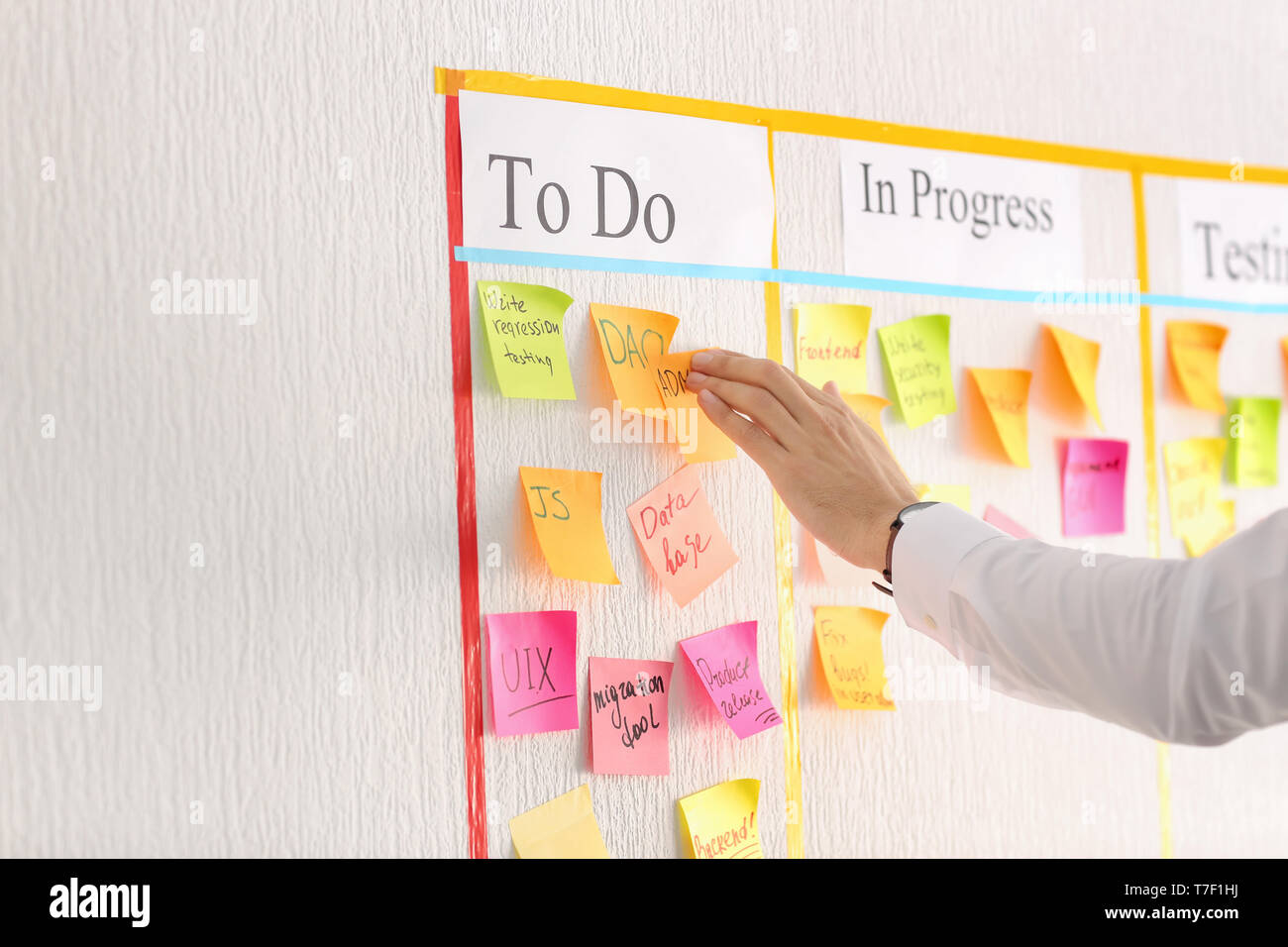 Attaching note hi-res stock photography and images - Alamy