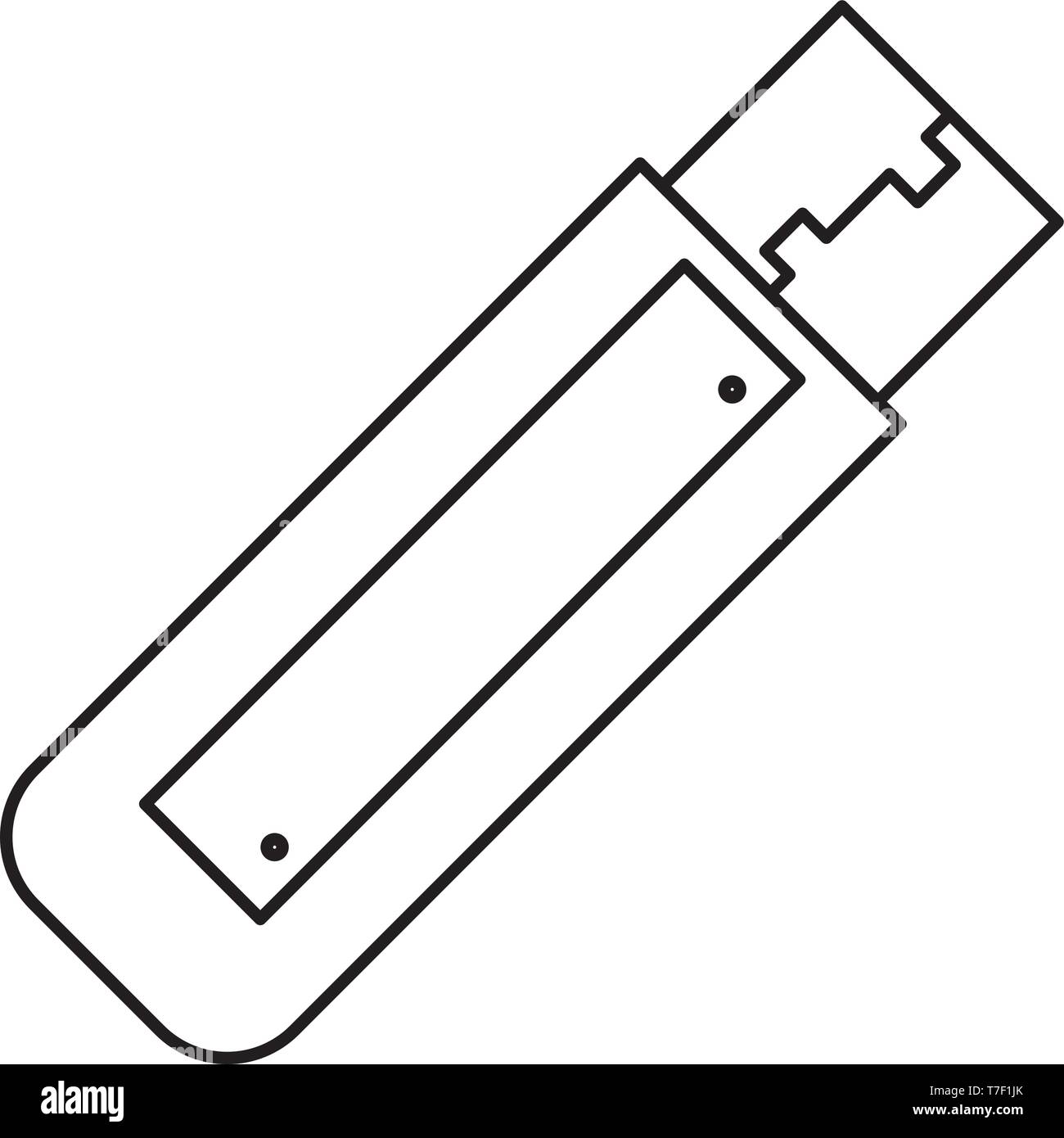 Usb clipart Black and White Stock Photos & Images - Alamy