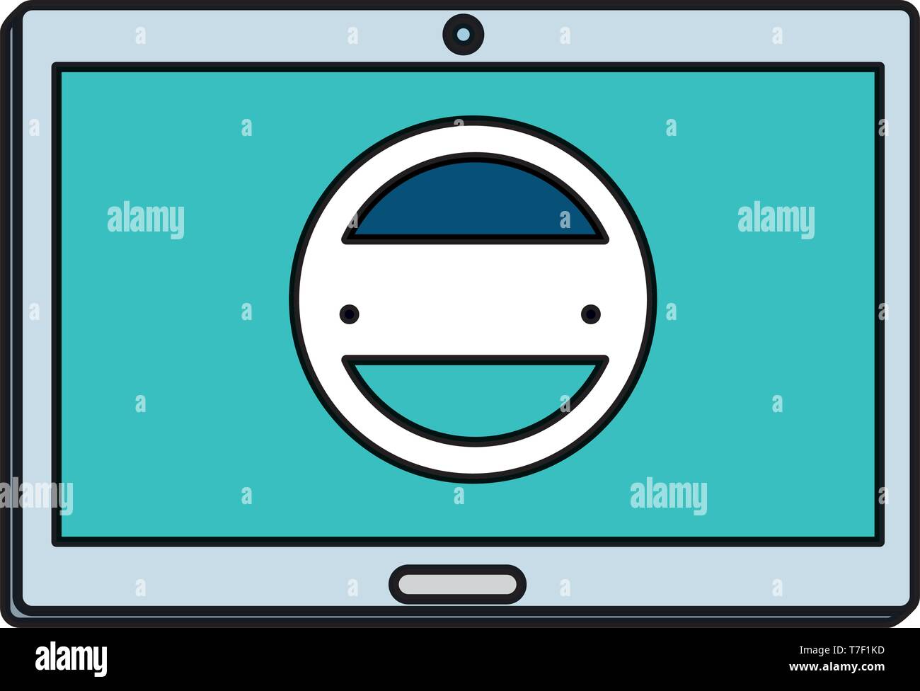 tablet device electronic icon Stock Vector Image & Art - Alamy