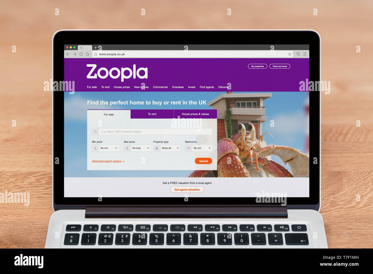 Zoopla website hi-res stock photography and images - Alamy