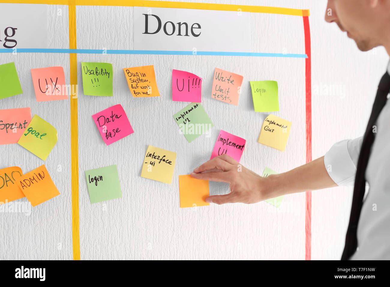 Work in progress sticky note hi-res stock photography and images - Alamy