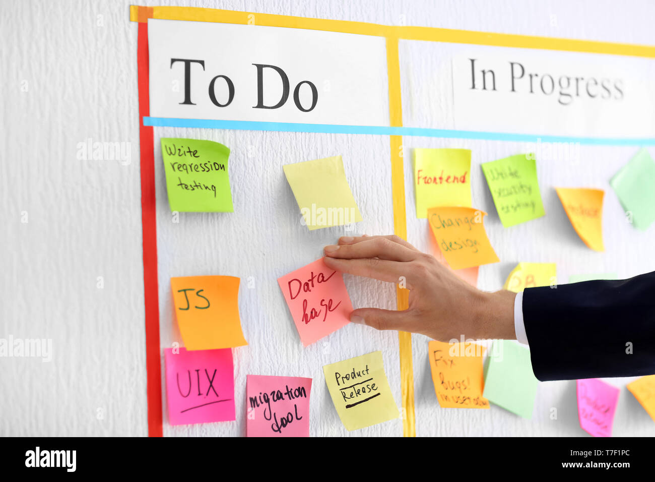 Work in progress sticky note hi-res stock photography and images - Alamy