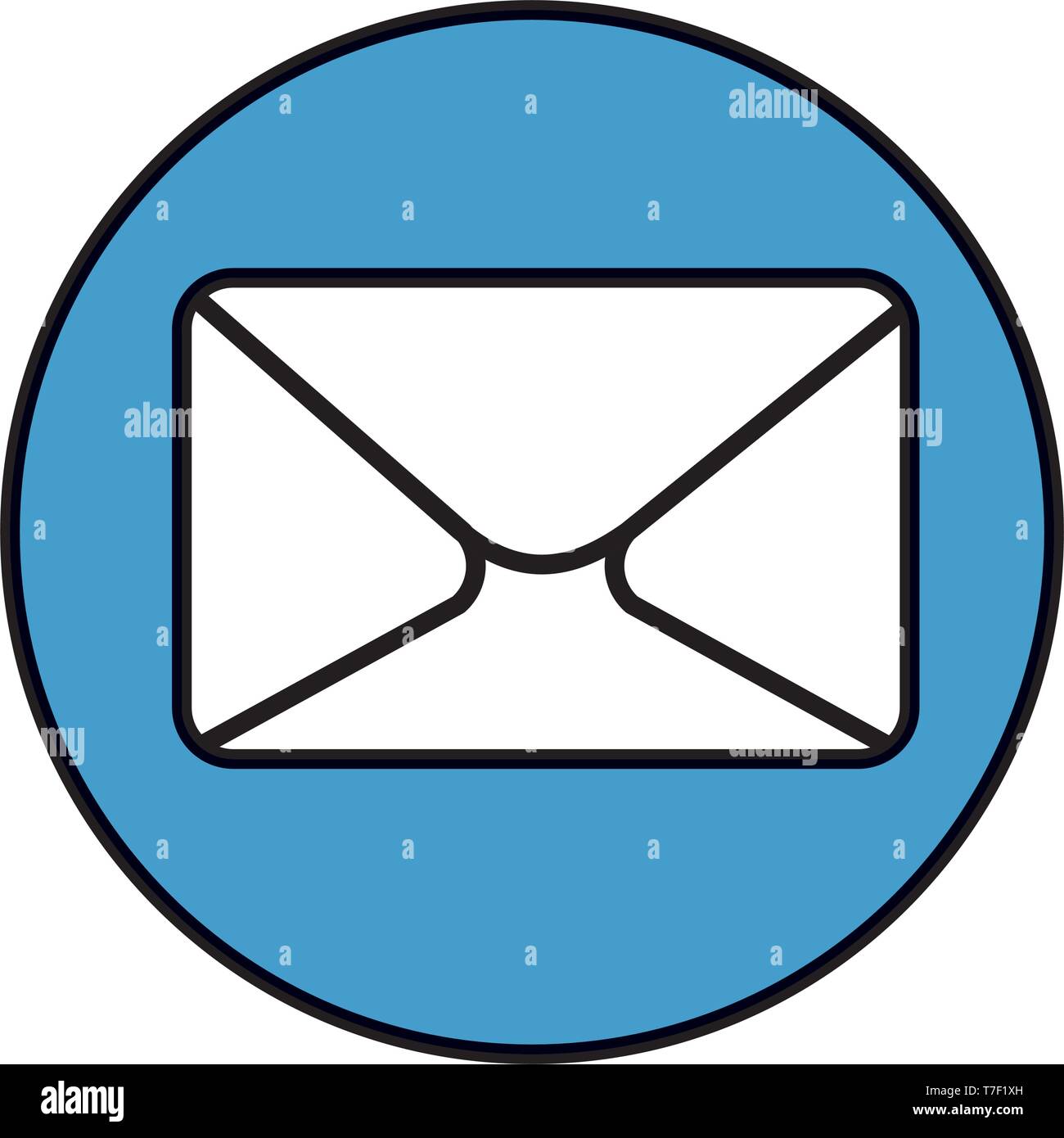 envelope mail social icon Stock Vector Image & Art - Alamy