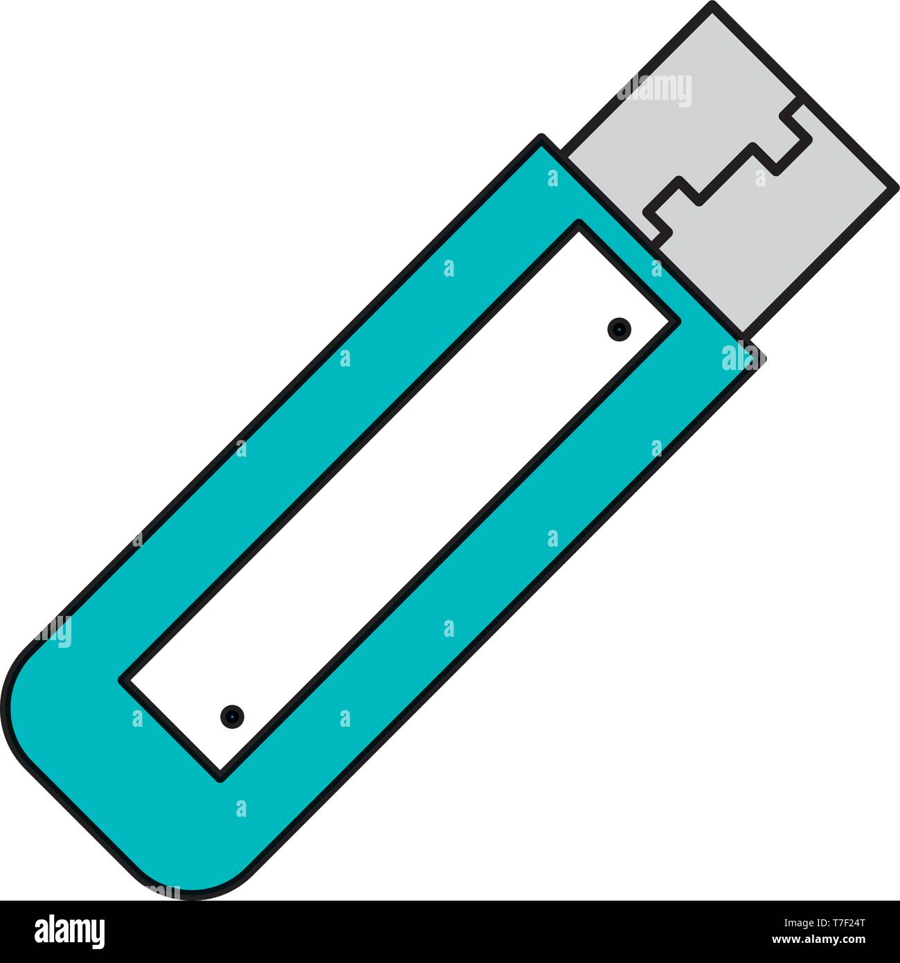 usb memory flash icon Stock Vector Image & Art - Alamy
