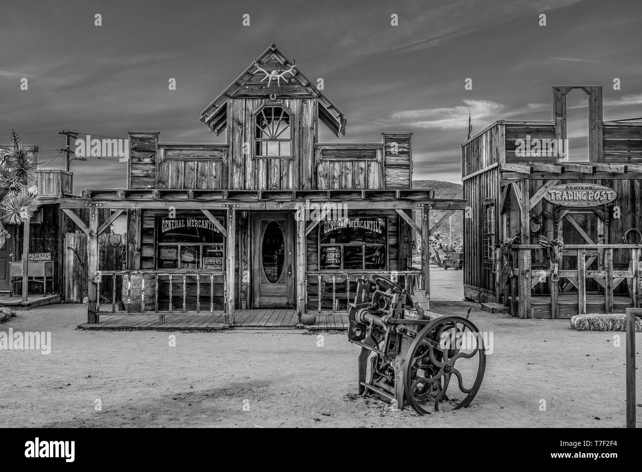 Pioneertown at the Morongo Basin in Calfornia - CALIFORNIA, USA - MARCH ...