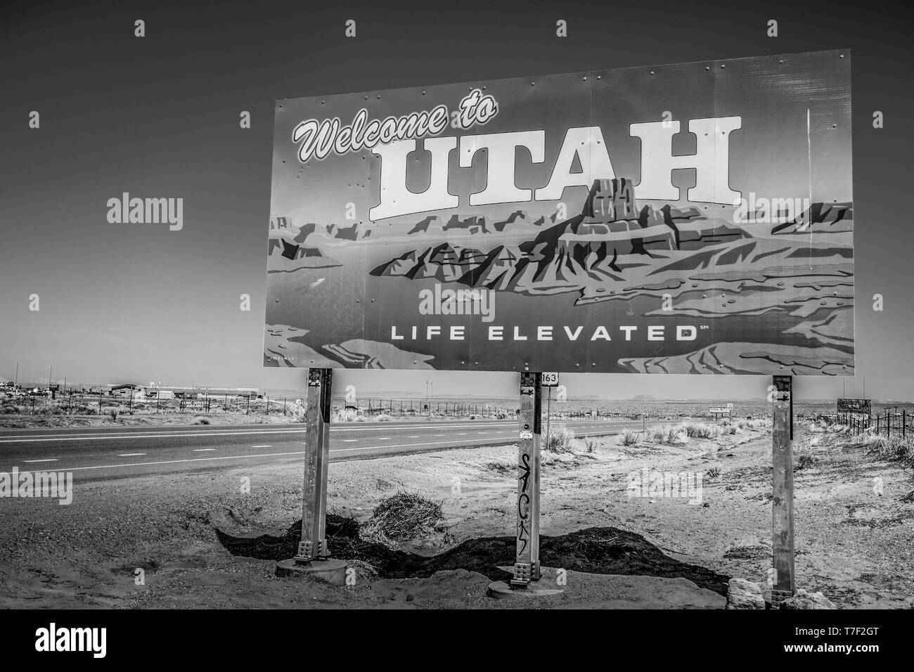 Grand canyon west welcome sign hi-res stock photography and images - Alamy