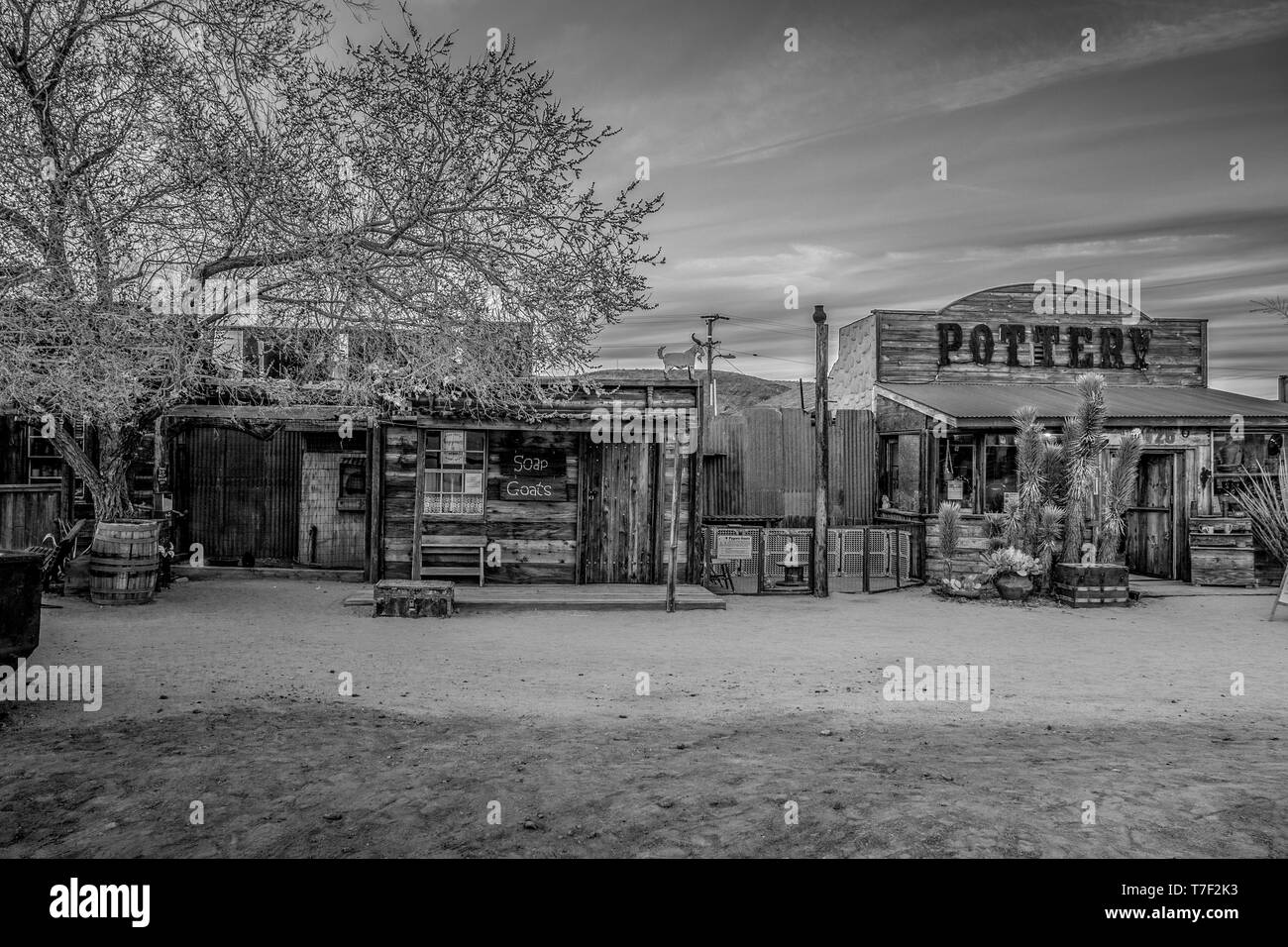 Pioneertown at the Morongo Basin in Calfornia - CALIFORNIA, USA - MARCH ...