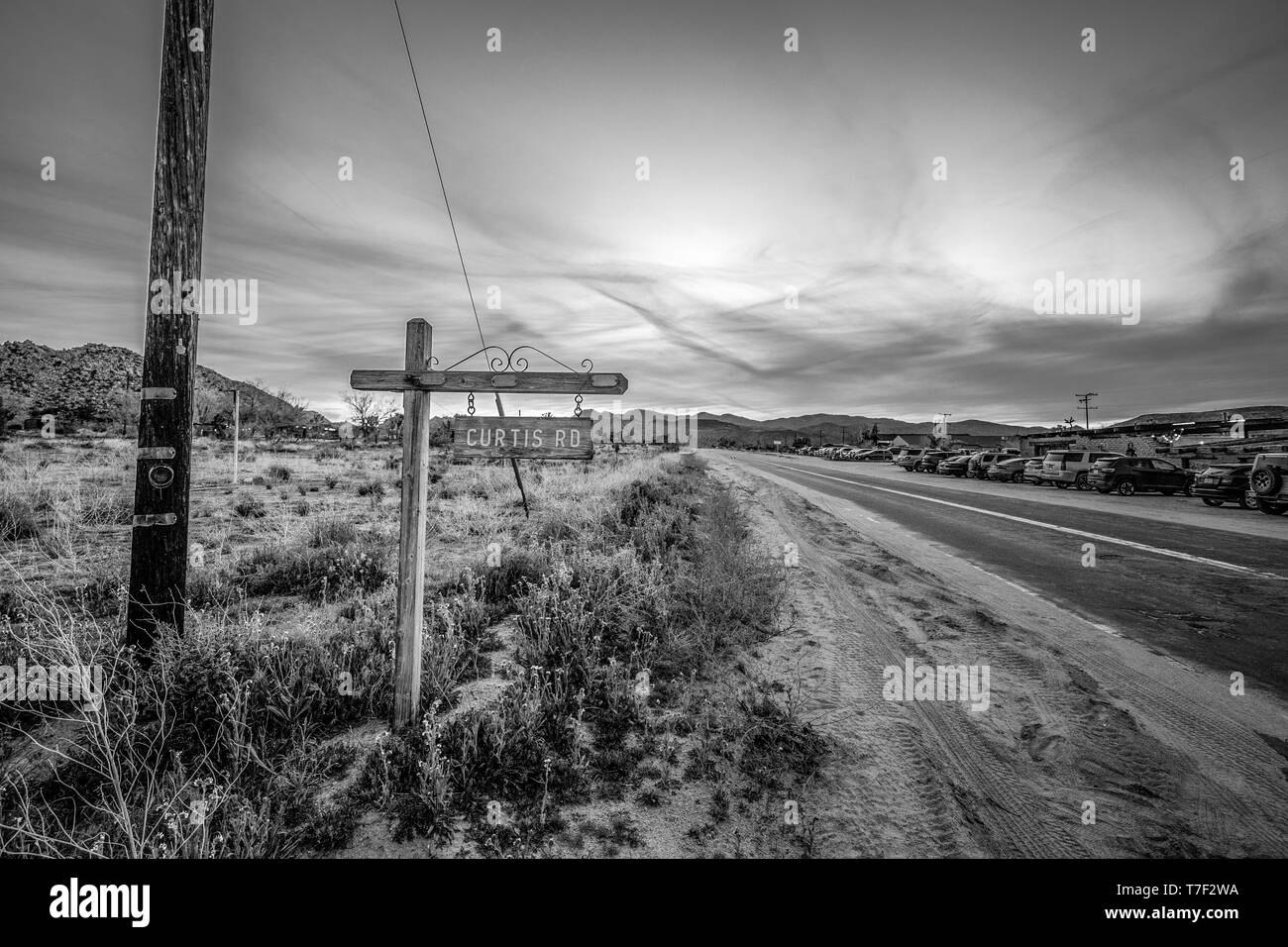 Famous Pioneertown in California in the evening - CALIFORNIA, USA ...
