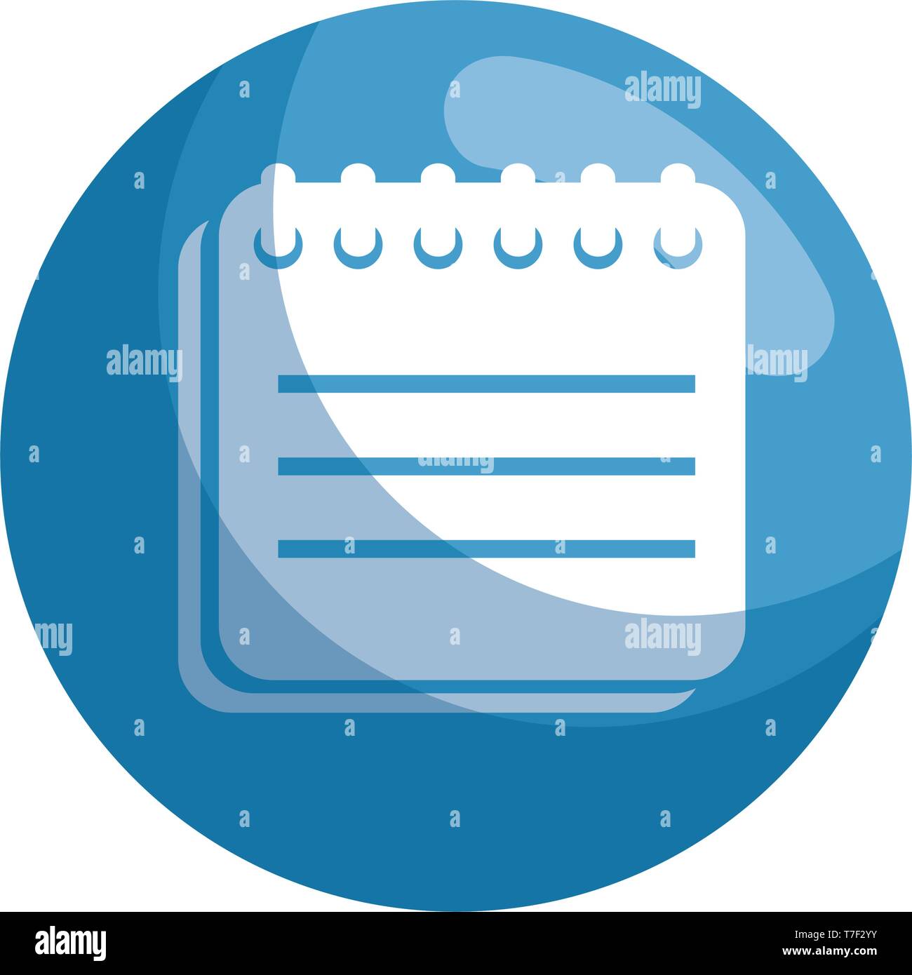 paper notepad isolated icon Stock Vector Image & Art - Alamy