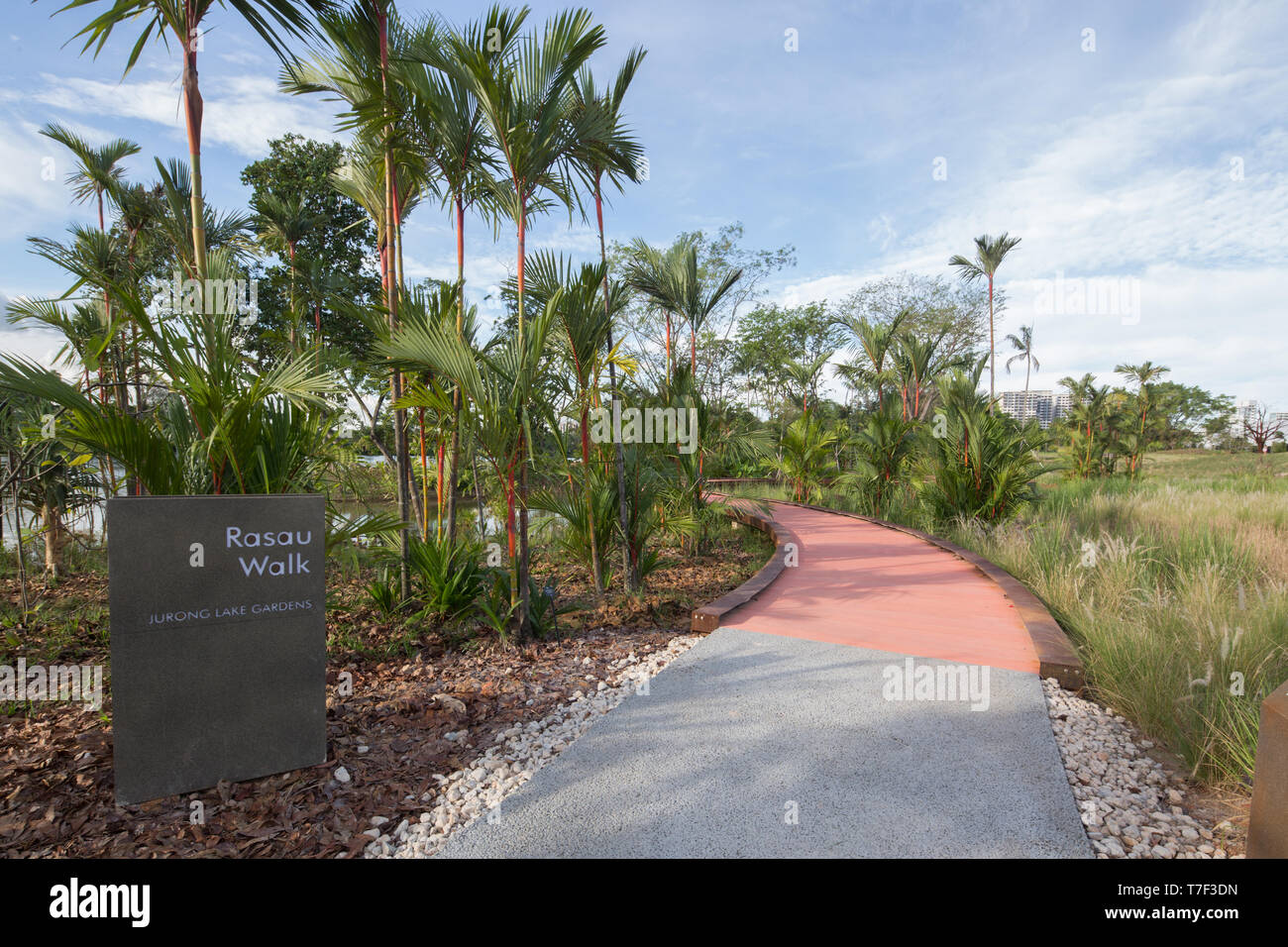 Suited along the edge of Jurong Lake Garden, Rasau Walk meanders ...