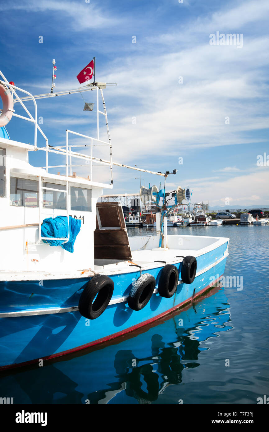 Blue peter flag hi-res stock photography and images - Alamy