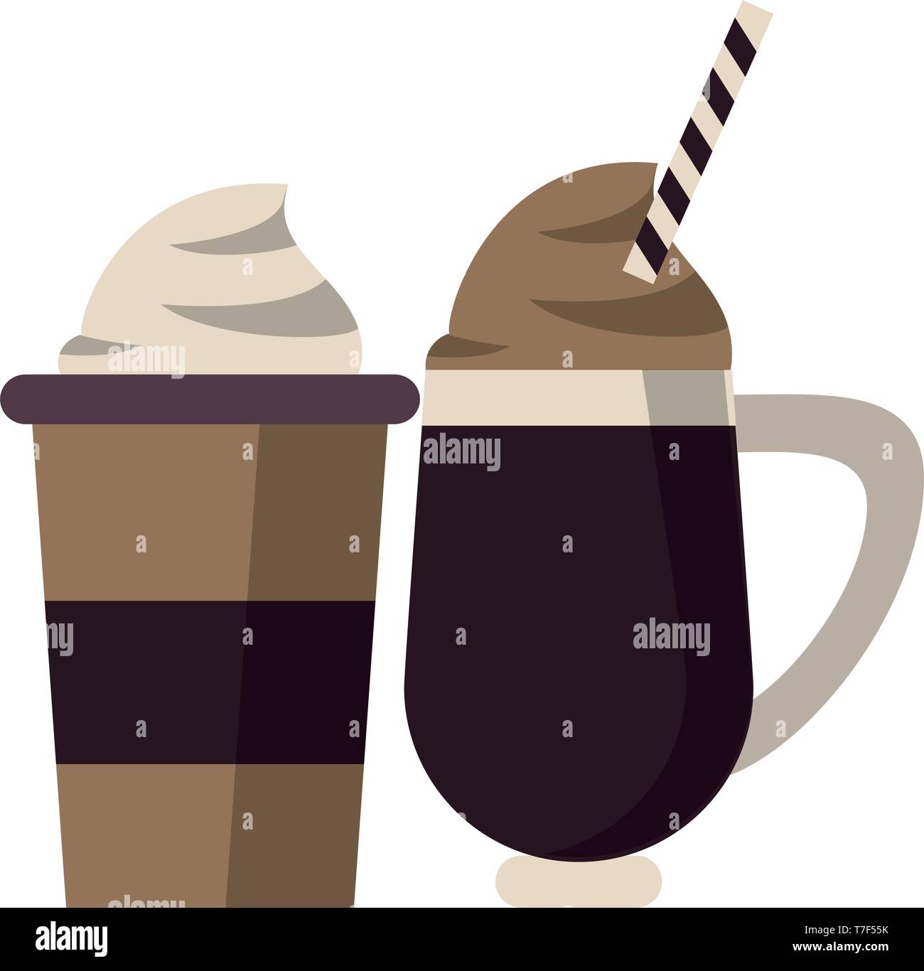 coffee cafe concept cartoon Stock Vector Image & Art - Alamy