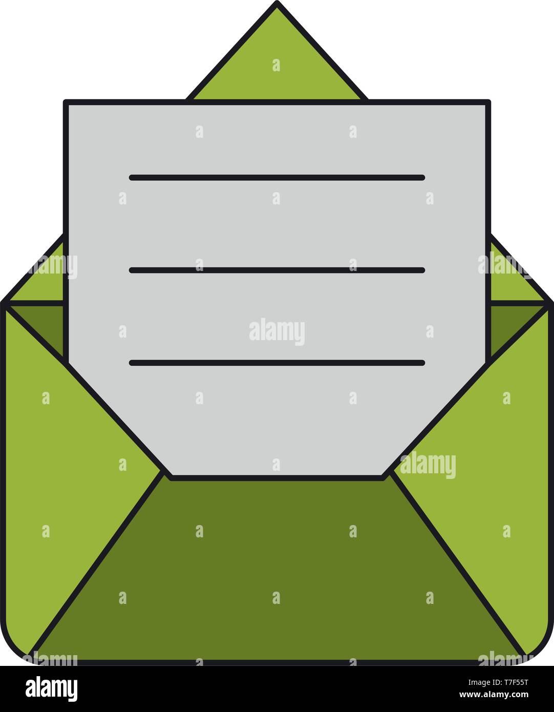 envelope email cartoon Stock Vector Image & Art - Alamy