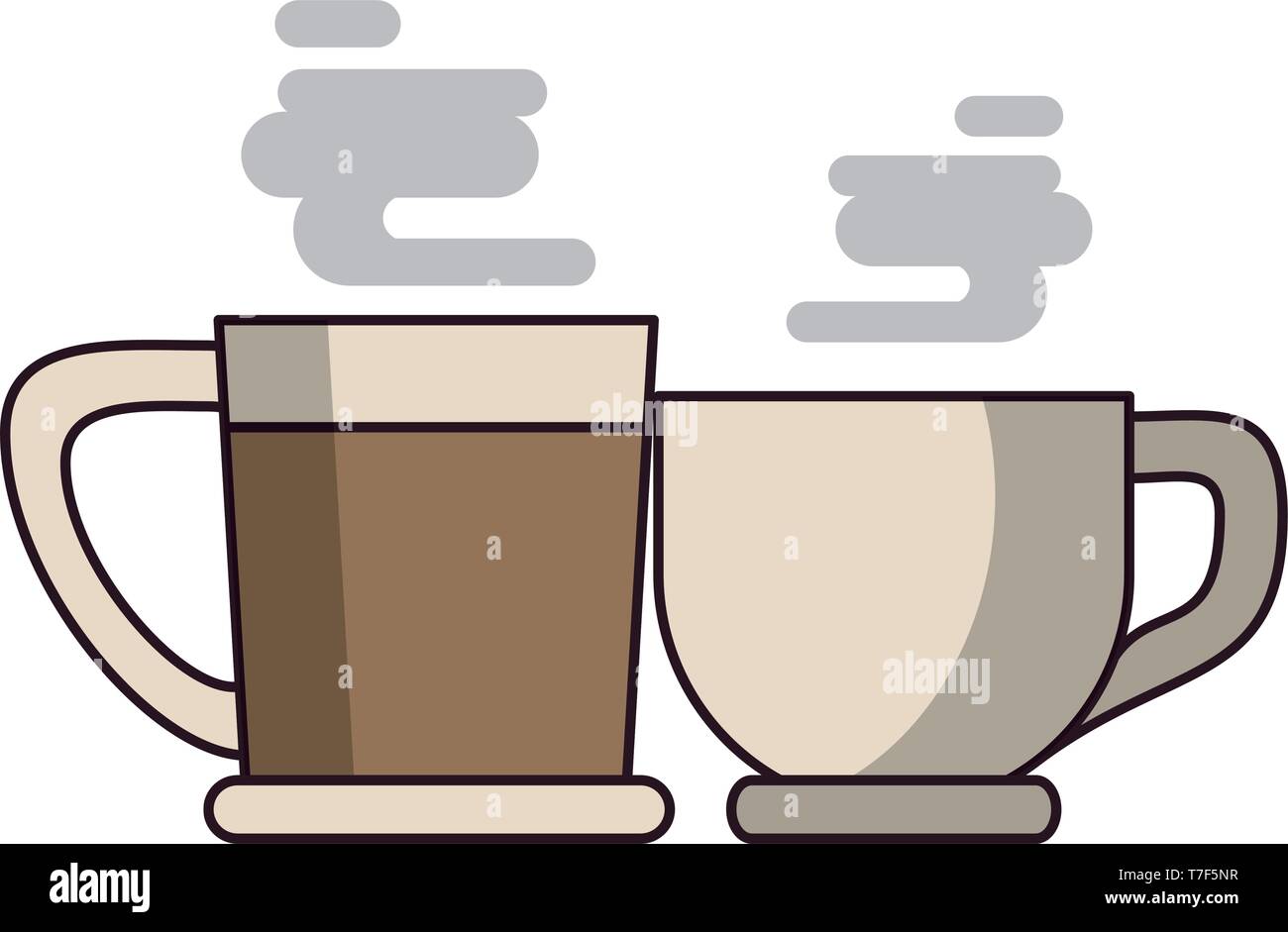 coffee cafe concept cartoon Stock Vector Image & Art - Alamy