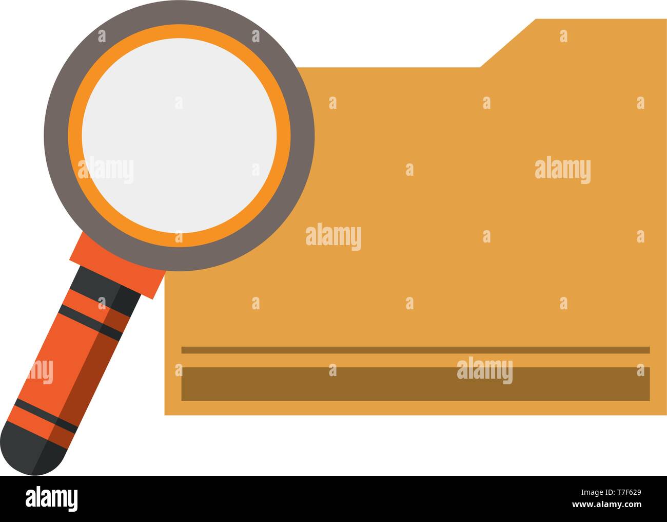 magnifying glass cartoon Stock Vector Image & Art - Alamy