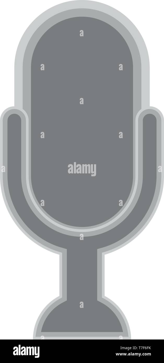Isolated microphone symbol on white background Stock Vector Image & Art ...
