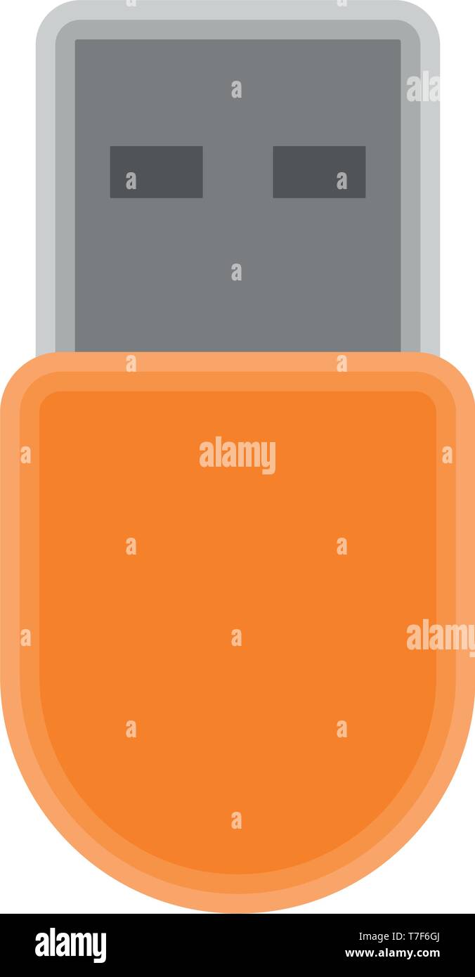 Isolated usb symbol on white background Stock Vector Image & Art - Alamy