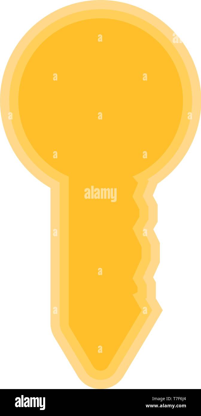 Isolated key symbol on white background Stock Vector Image & Art - Alamy