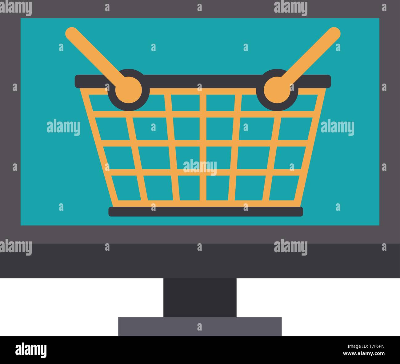 online shopping concept cartoon Stock Vector Image & Art - Alamy