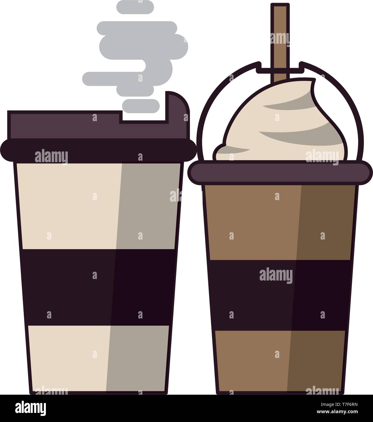 Tall latte Stock Vector Images - Alamy