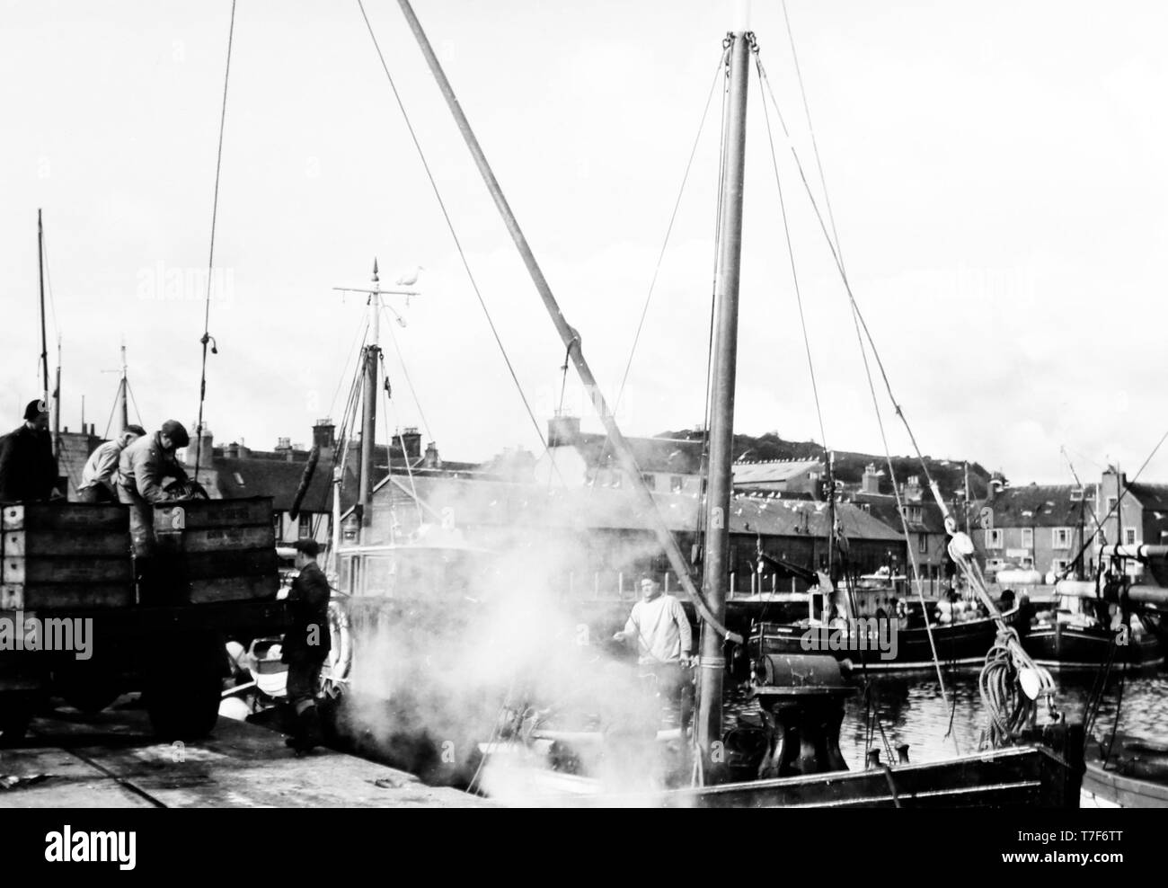 Stornoway harbour Black and White Stock Photos & Images - Alamy