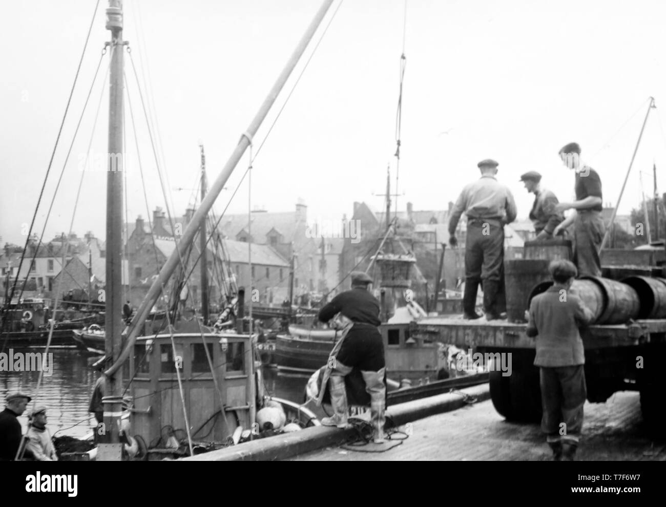Stornoway harbour Black and White Stock Photos & Images - Alamy