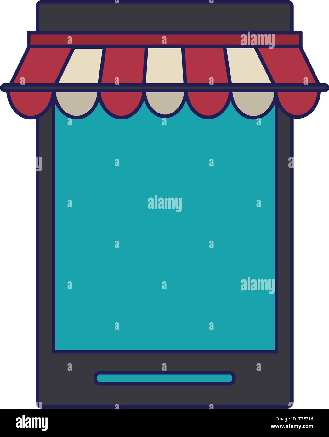 online shopping concept cartoon Stock Vector Image & Art - Alamy