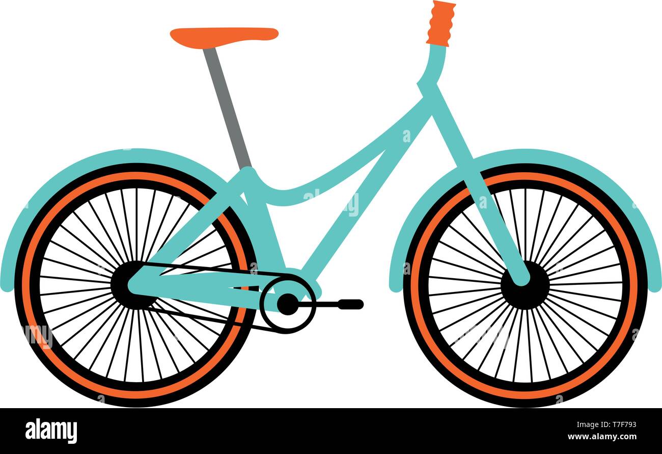 Side view of a colored bicycle Stock Vector Image & Art - Alamy