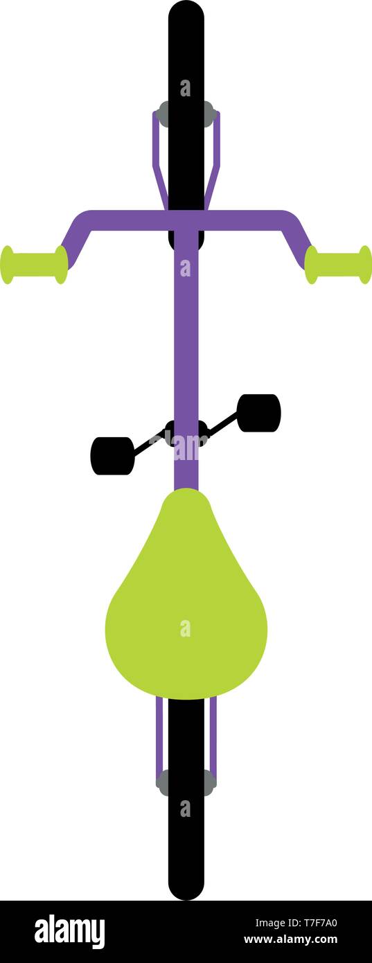 Top view of a colored bicycle Stock Vector Image & Art - Alamy