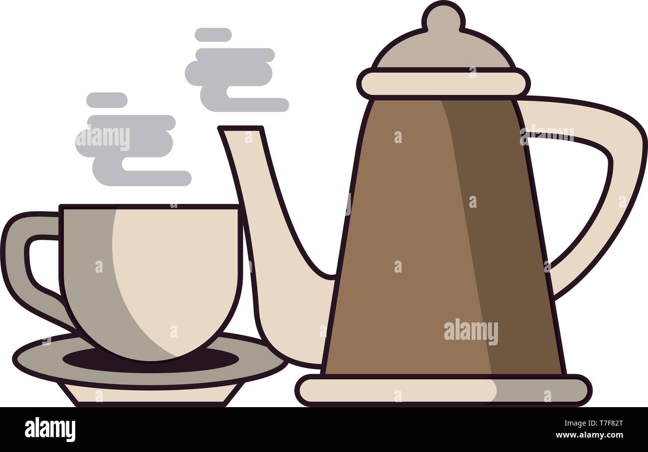 coffee cafe concept cartoon Stock Vector Image & Art - Alamy