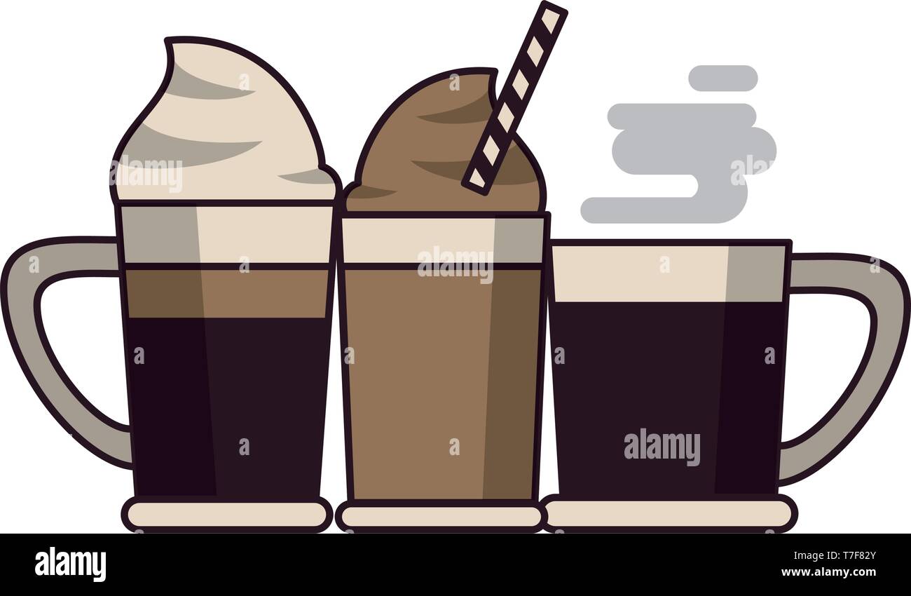 coffee cafe concept cartoon Stock Vector Image & Art - Alamy