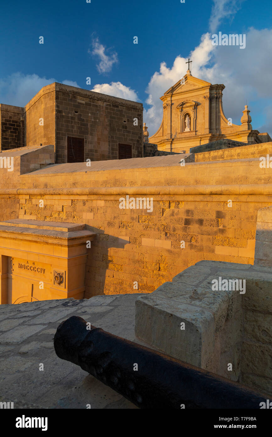 Malta, Gozo, Victoria (Rabat), Old Citadel Stock Photo - Alamy