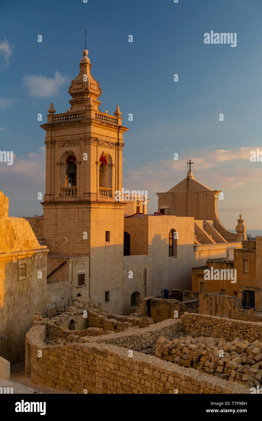 Malta, Gozo, Victoria (Rabat), Old Citadel Stock Photo - Alamy