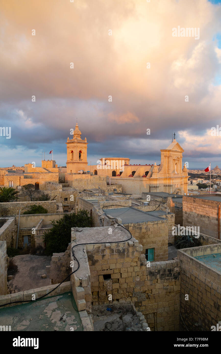 Malta, Gozo, Victoria (Rabat), Old Citadel Stock Photo - Alamy