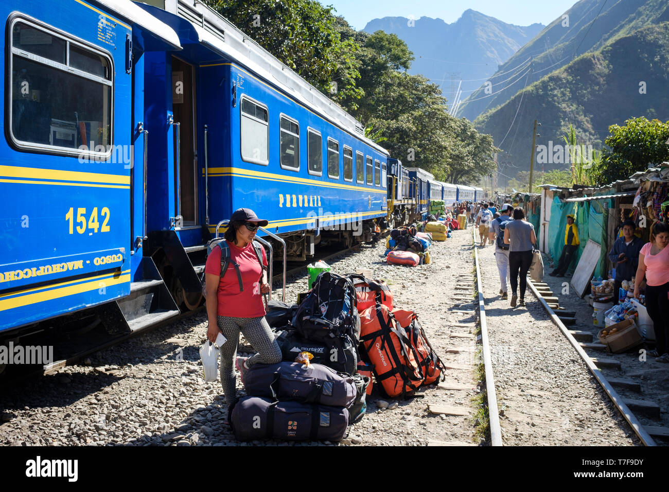 Perurail station hidroelectrica hi-res stock photography and images - Alamy