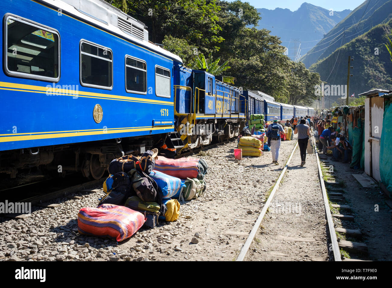 Perurail station hidroelectrica hi-res stock photography and images - Alamy