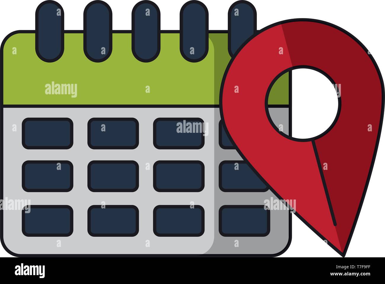 month calendar cartoon Stock Vector Image & Art - Alamy