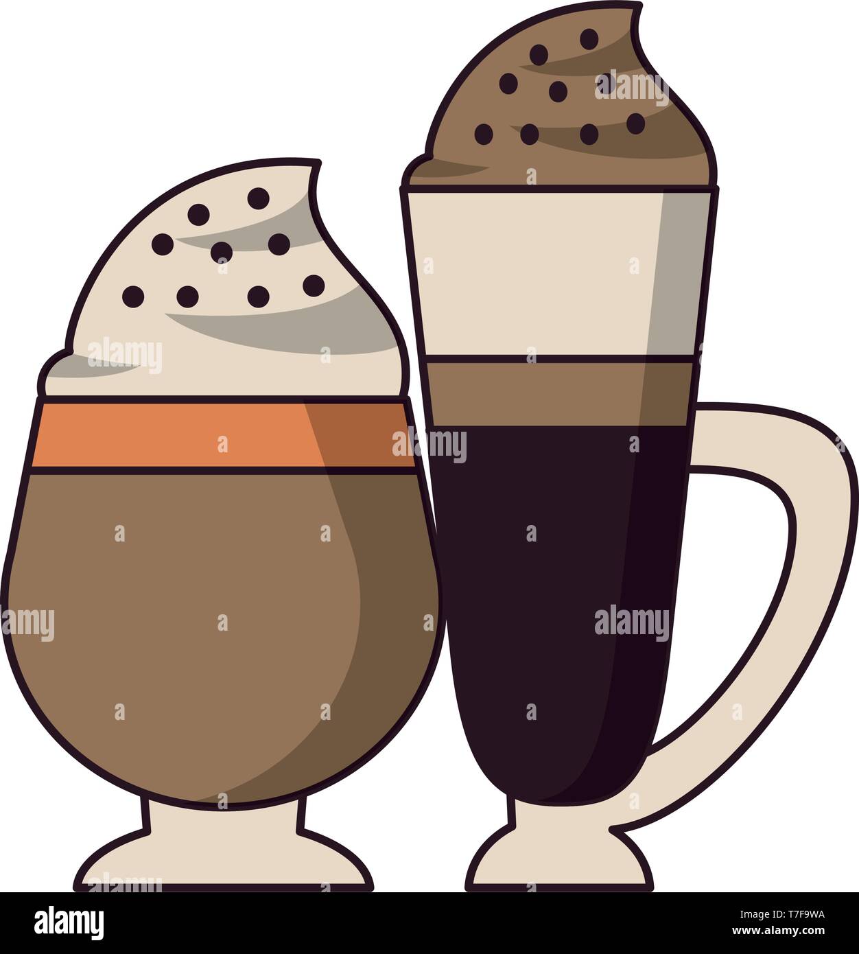 coffee cafe concept cartoon Stock Vector Image & Art - Alamy