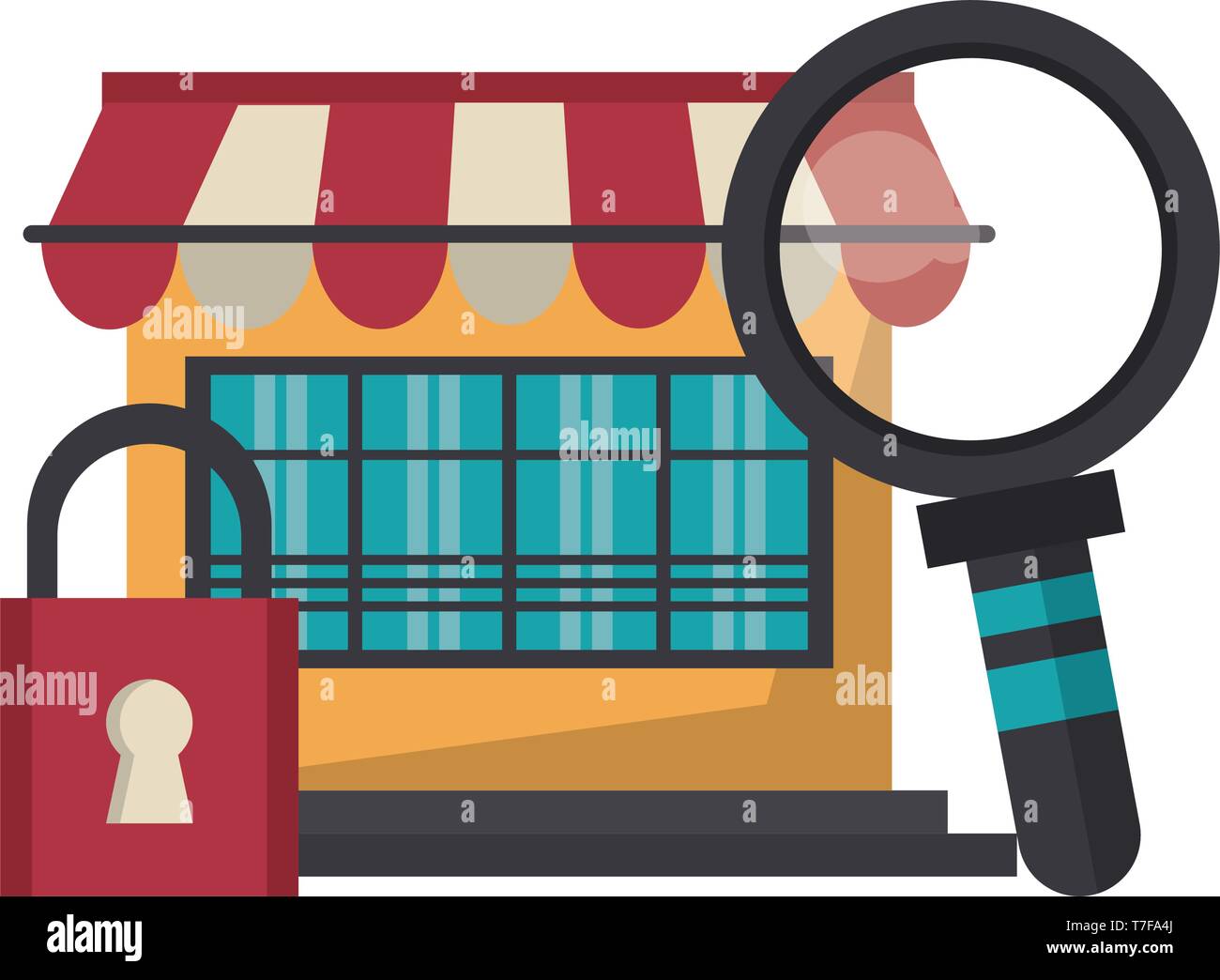 shopping concept cartoon Stock Vector Image & Art - Alamy