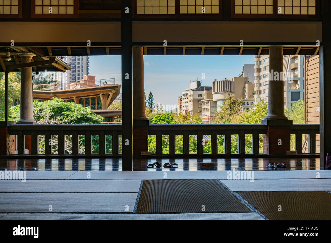 Taipei, JAN 5: Interior view of the Beitou Hot Spring Museum on JAN 5 ...