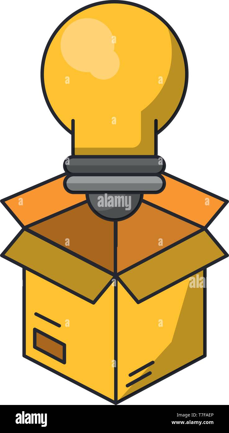 light bulb idea cartoon Stock Vector Image & Art - Alamy