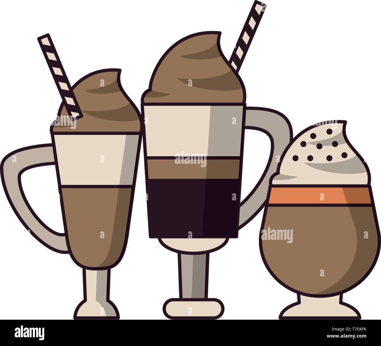 coffee cafe concept cartoon Stock Vector Image & Art - Alamy