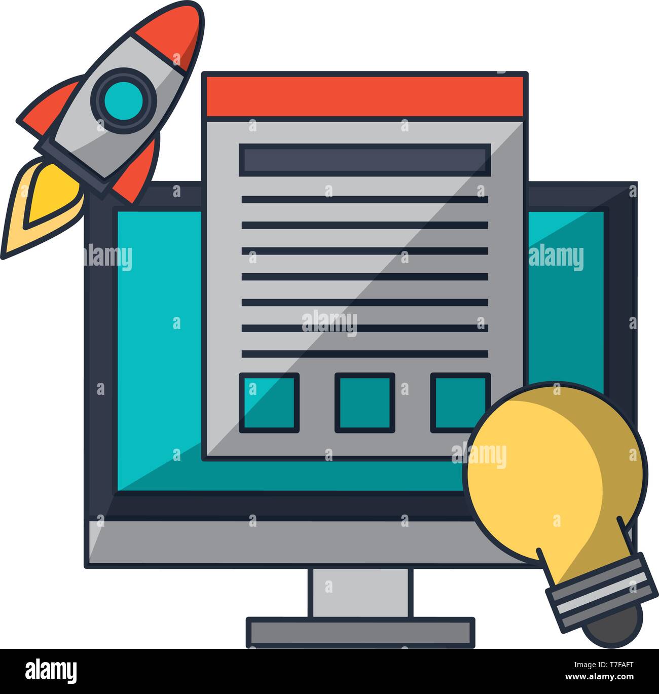 technology software tools cartoon Stock Vector Image & Art - Alamy