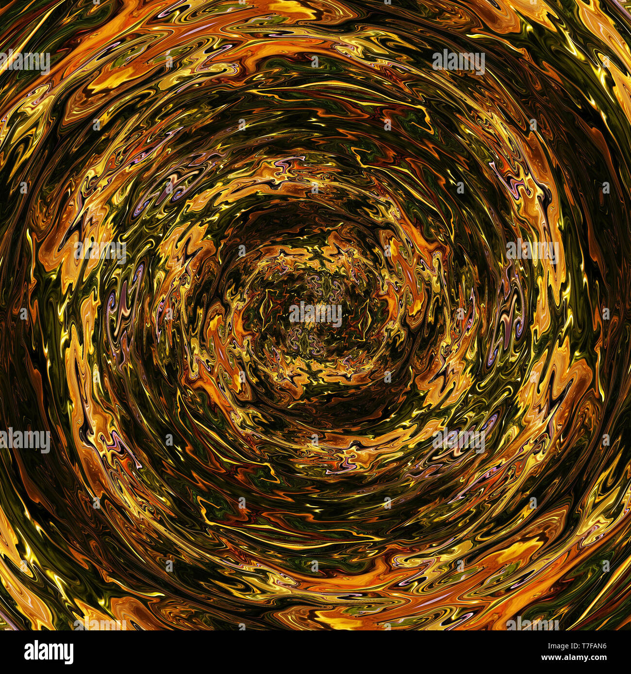 Abstract gold background. Fractal luxury art. Graphic painting golden ...