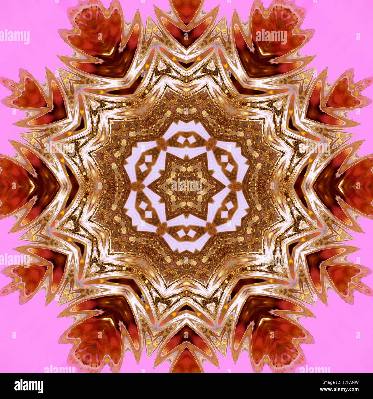 Abstract gold background. Fractal luxury art. Graphic painting golden ...