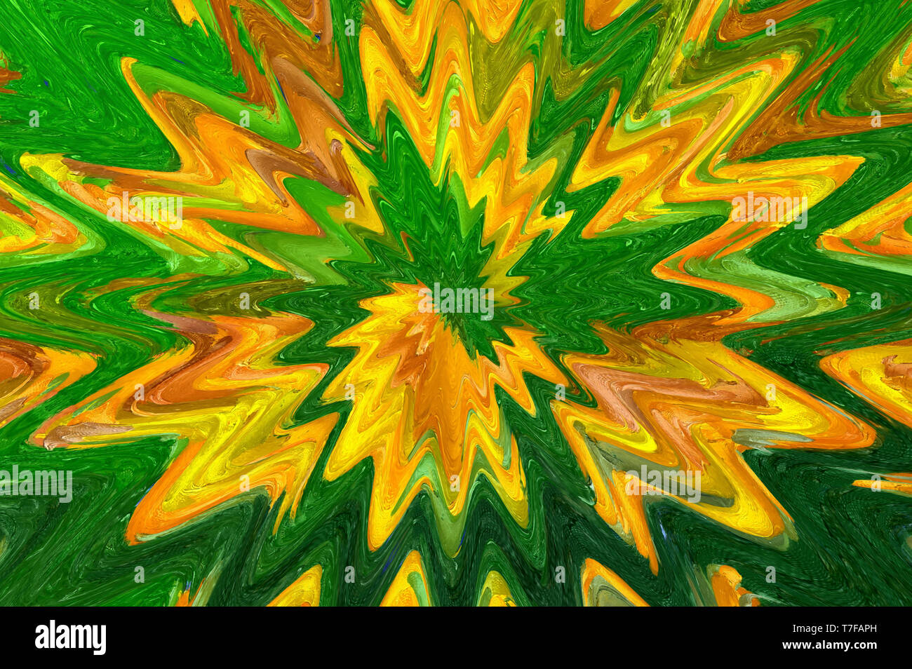 Abstract gold background. Fractal luxury art. Graphic painting golden ...